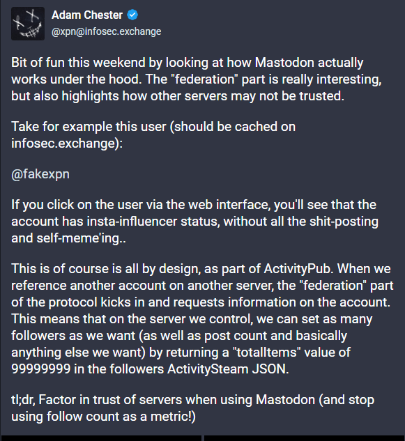 vx-underground (@vxunderground@infosec.exchange) - Infosec Exchange